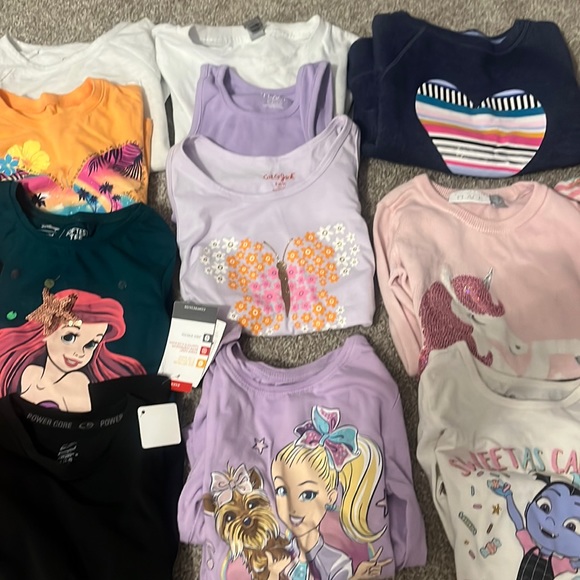 Shirts & Tops | Little Girls Size 5t Shirts And Long Sleeve Tops Euc ...